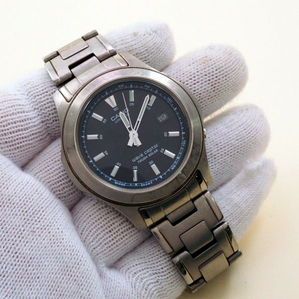 Casio LINEAGE Wave Ceptor Tough Solar Watch Titanum LIW-100TDJ [4315 ...