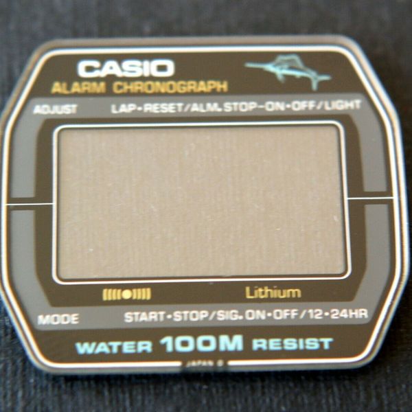NOS Vintage Casio Marlin W-450 LCD Glass Crystal for lcd watch W450 ...