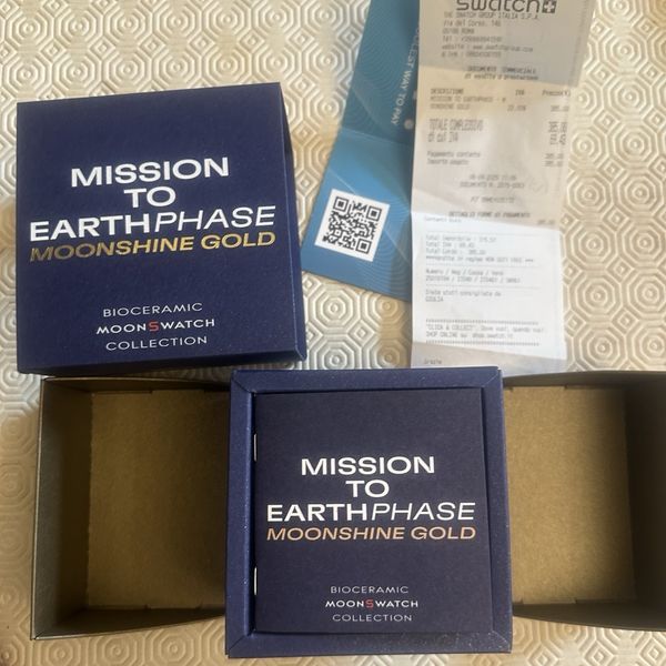 Swatch x Omega Mission to Earthphase Pop Corn | WatchCharts Marketplace