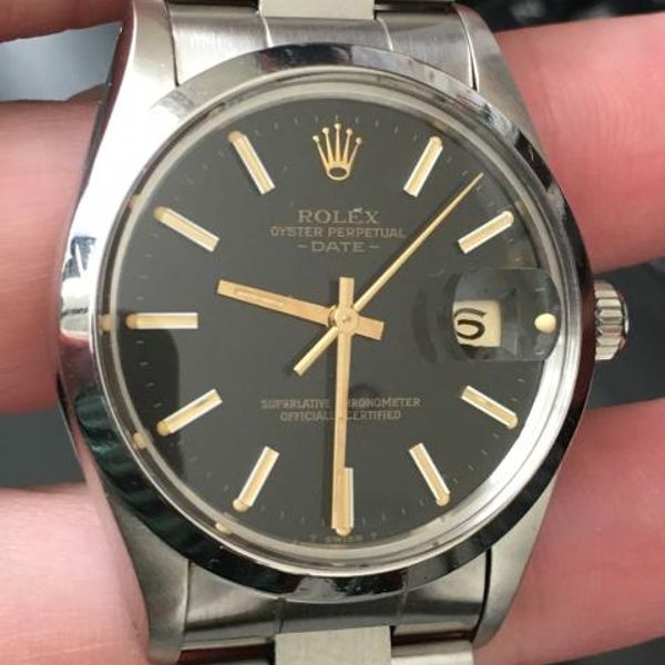 FS: Rolex 15000 Quickset Date Black dial Oyster band 34MM | WatchCharts