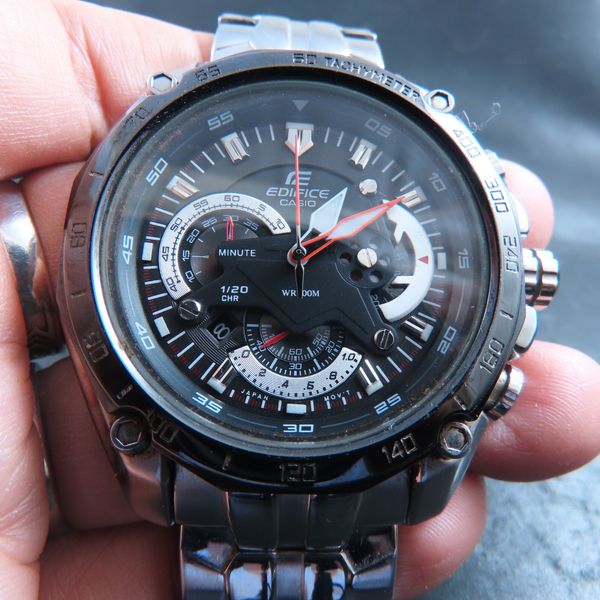 EF-550 Casio Edifice Chronograph Quartz Men Watch | WatchCharts Marketplace