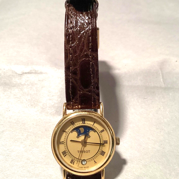 Vintage Tissot Ladies MOON PHASE Watch Swiss Made Model C220 w/Orig ...