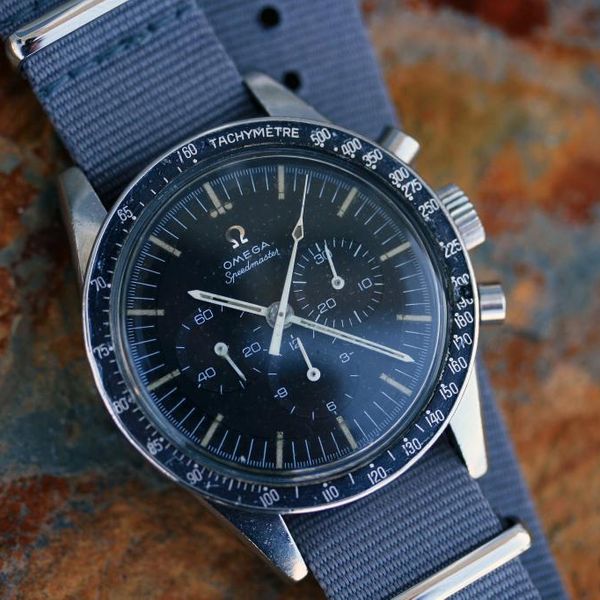FS 1965 Omega Speedmaster Pre-Moon Straight Lug Pre-Professional 105. ...
