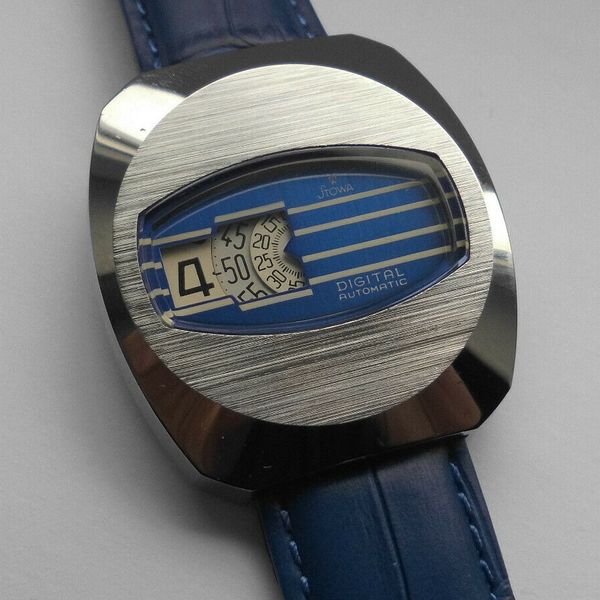 Old Mens ⌚ Stowa Digital Automatic Scheibenuhr Dream Zb Vintage 70er