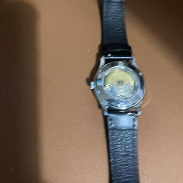 Oris Pointer Date Automatic Watch Skeleton Back Silver Dial 38mm Swiss ...