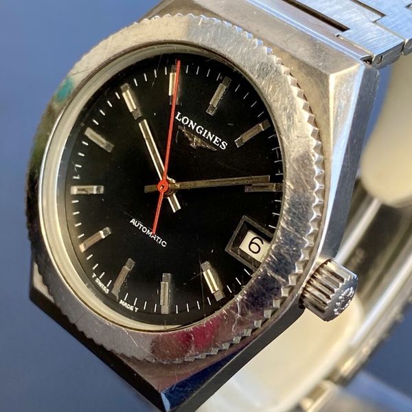 Vintage Longines 2369 Automatic Skin Diver Watch w/ Original Bracelet ...