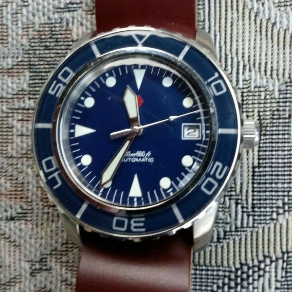 Seiko SNZH53 Blue Watch for Men - Straps Included | WatchCharts Marketplace