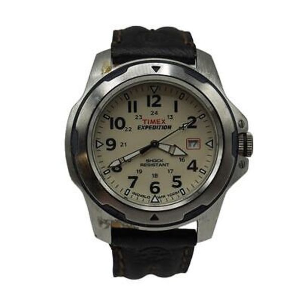 Timex Expedition Watch Indiglo WR 100m Analog Wristwatch New Battery ...