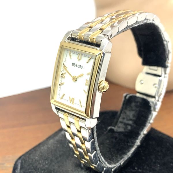 Bulova Women's Watch 98L308 Sutton Quartz Mother of Pearl Dial Two Tone ...