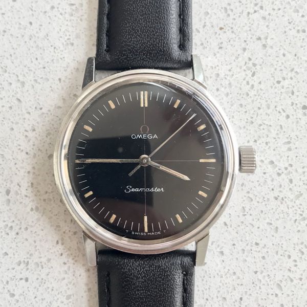 SOLD Omega Seamaster 135.011 Black Technic Dial, cal 601 | WatchCharts ...