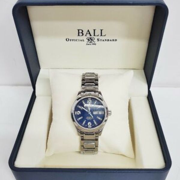 Automatic Ball Day Date Antimagnetic Trainmaster Steel Ref. NM1016C ...