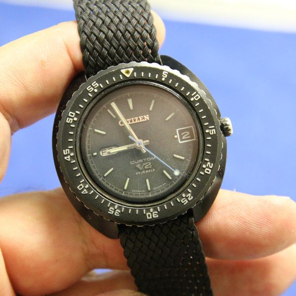 FS RARE Citizen Custom V2 23 Jewels Day Date Diver Vintage AUTO ...