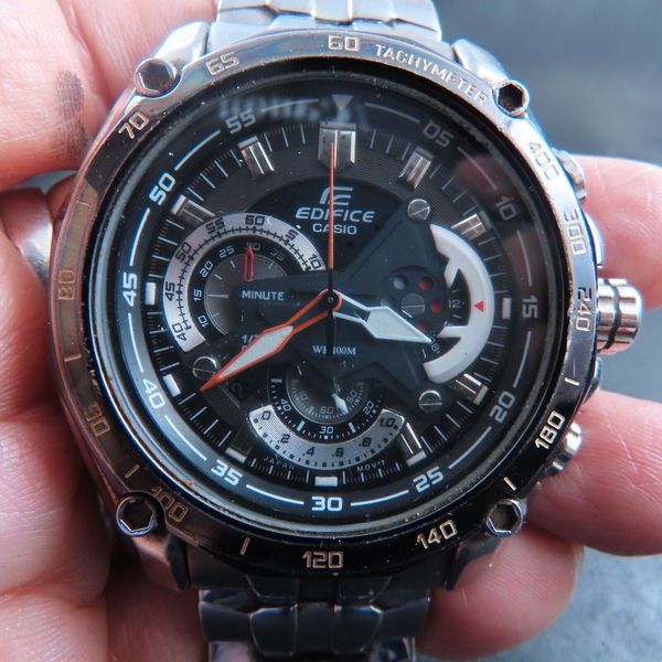 EF-550 Casio Edifice Chronograph Quartz Men Watch | WatchCharts Marketplace