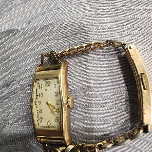 Vintage 1930s Elgin Tank Watch 7J For Parts/repair | WatchCharts ...