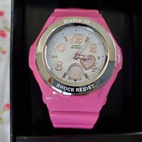 Casio Baby-G Bga-100-4B1Dr Digital-Analog Quartz Women Gemmy Dial ...