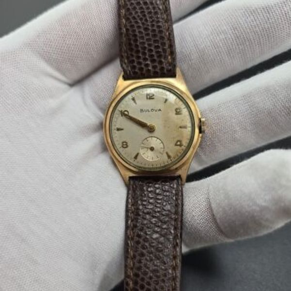 Vintage M0 Bulova Swiss Men's Watch 10K Gold RGP | WatchCharts Marketplace