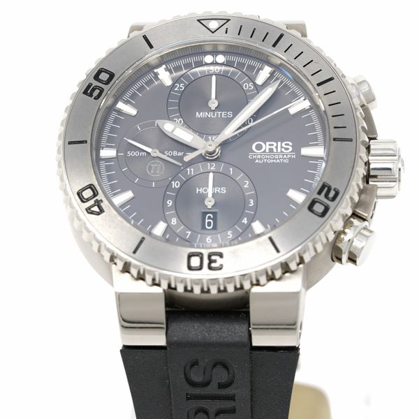 FS: Oris Aquis Titan Chronograph 01 674 7655 7253-07 4 26 34TEB ...