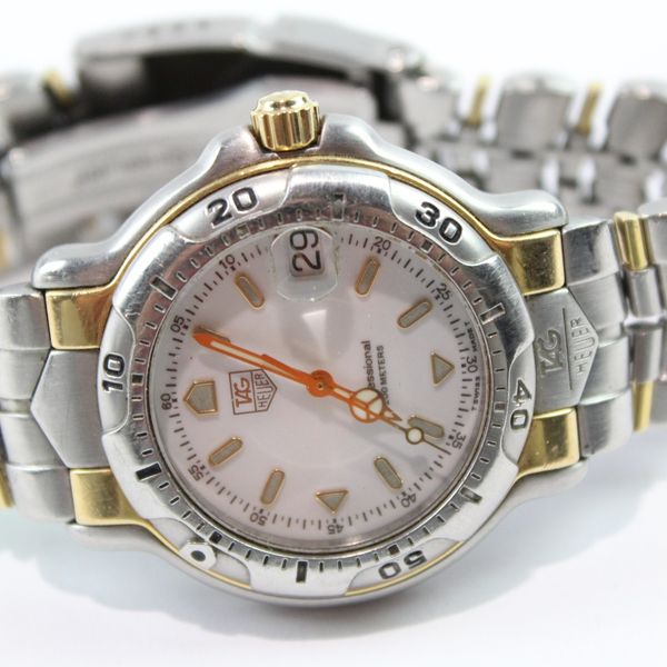 Tag Heuer Two Tone Divers Watch Quartz Working | WatchCharts Marketplace
