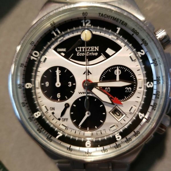 CITIZEN ECO DRIVE CHRONOGRAPH CALIBRE 2100 WATCH AV0031-59A used ...
