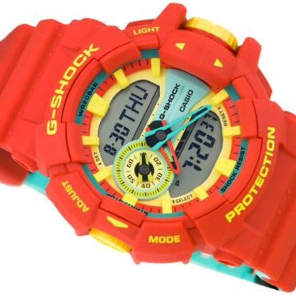 Casio G-Shock Breezy Rasta Colors GA-400CM-4A | WatchCharts Marketplace