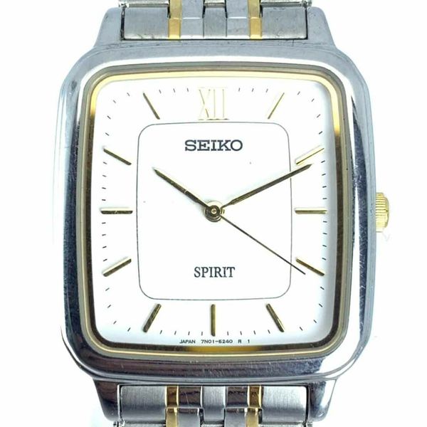 Vintage SEIKO SPIRIT 7N01-5210 Quartz Wrist Watch Japan | WatchCharts Marketplace
