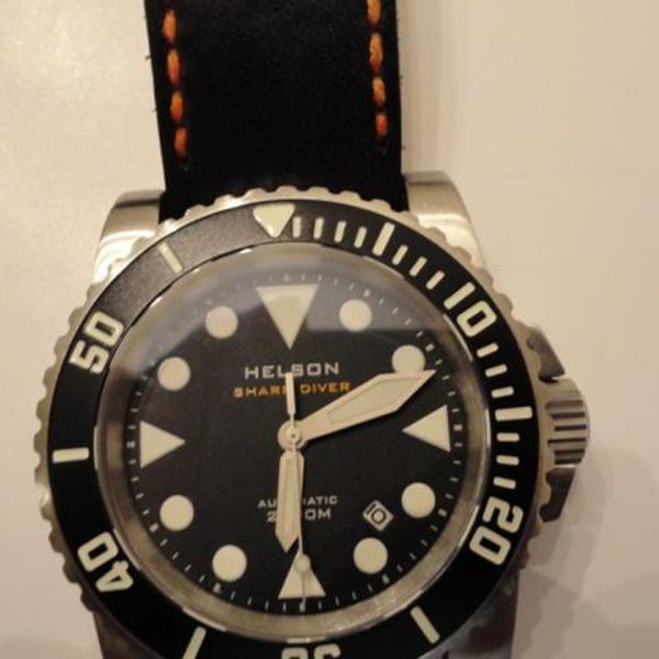 FS: Helson Shark Diver Black Dial and Bezel with extras | WatchCharts ...