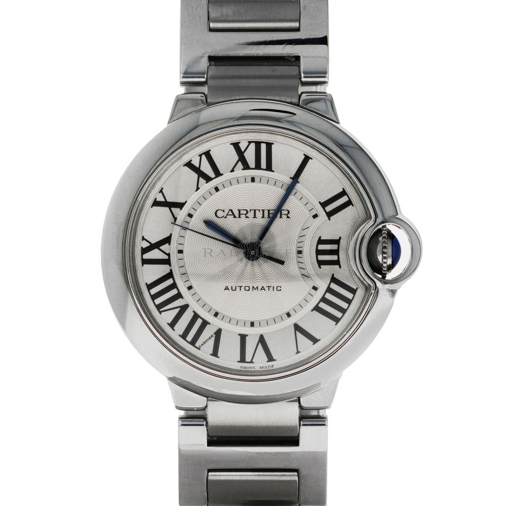 FS- Cartier 3284 Ballon Bleu 36 Automatic W6920046 Silver Dial ...