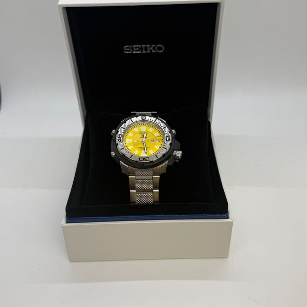 Seiko Yellow Dial Scuba Divers Watch | WatchCharts Marketplace