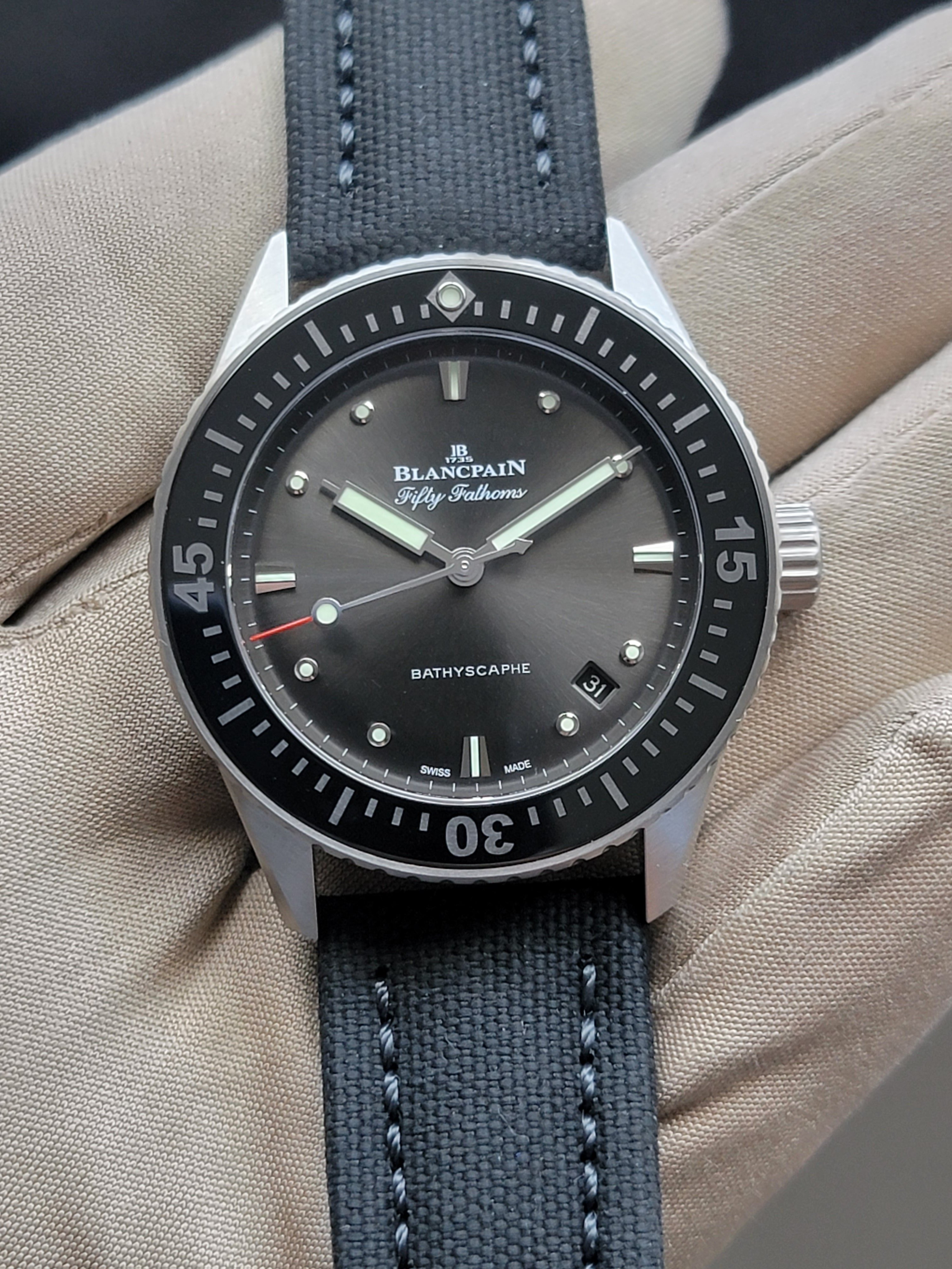 [$6,999 USD] WTS - Blancpain Fifty Fathoms Bathyscaphe 5100B-1110-B52A ...