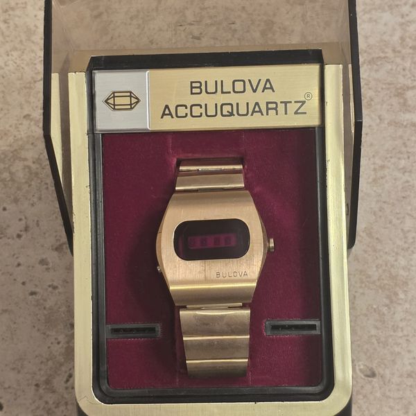 Bulova Red LED N5 I948056 Menâ s Watch & Armitron Solid State ( AS IS ...
