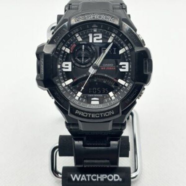 Preowned CASIO G-SHOCK GA-1000FC-1AER Aviator Sky Cockpit Watch 17cm ...