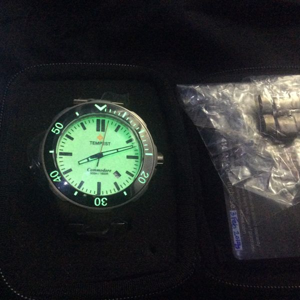 FS: Tempest Commodore V2 Full lume dial all Titanium | WatchCharts ...