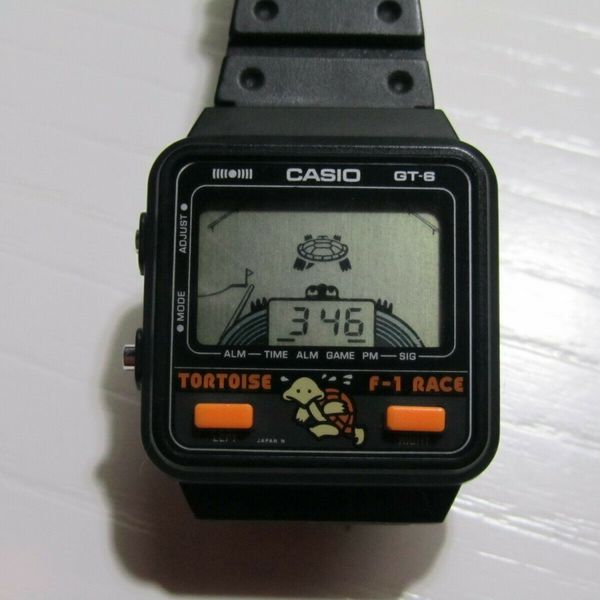 VINTAGE CASIO GAME GT 6 TORTOISE F1 RACE GREAT CONDITION | WatchCharts ...