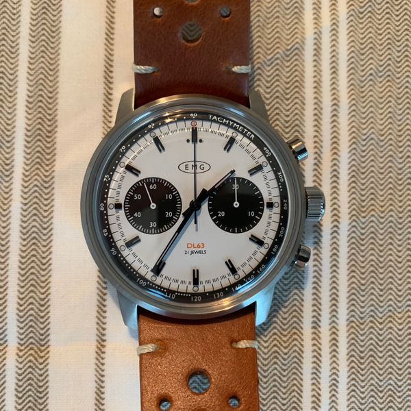 FS: DL 63 mechanical panda chrono by EMG watches | WatchCharts Marketplace