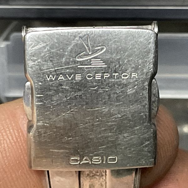 CASIO WAVE CEPTOR STAINLESS STEEL CLASP | WatchCharts Marketplace