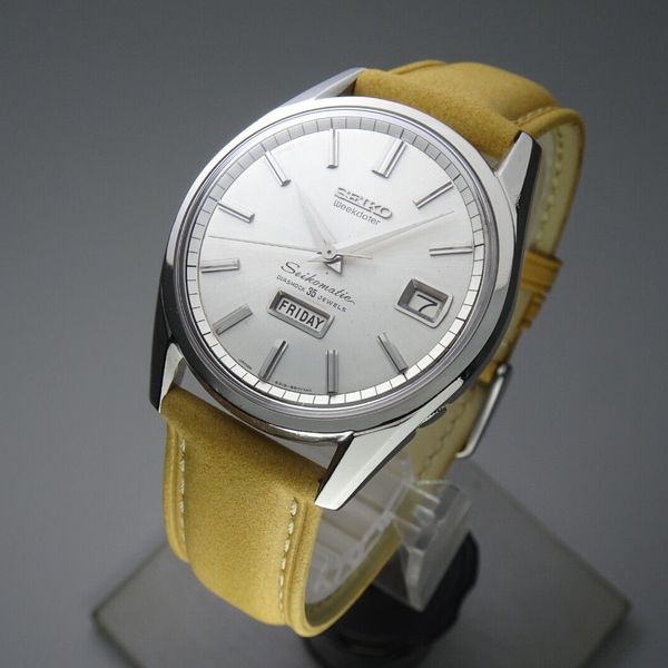 Vintage 1965 JAPAN SEIKO SEIKOMATIC WEEKDATER 6218-8971 35Jewels ...