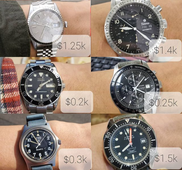 FSOT Rare Tritium Cobranding Squale Tritium CWC G10 06 Citizen Speedmaster Tutima FX Chronograph SKX023 Datejust 16014 WatchCharts Marketplace