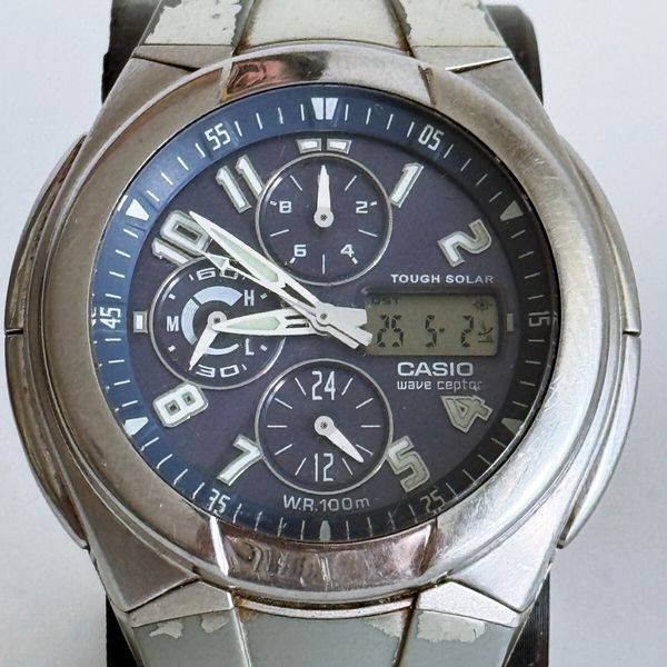 Casio Illuminator Touch Solar Wave Ceptor Watch Wristwatch WVA-510E ...