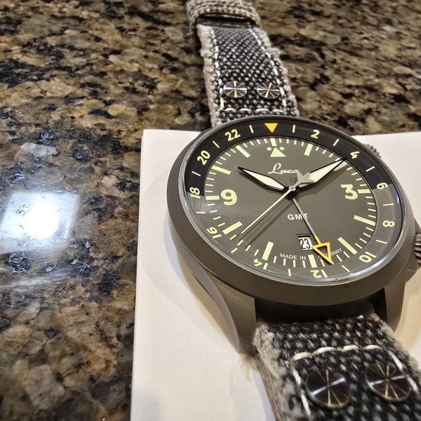 Laco Frankfurt GMT Grau Top Grade Movement Full Kit, Extra Strap ...