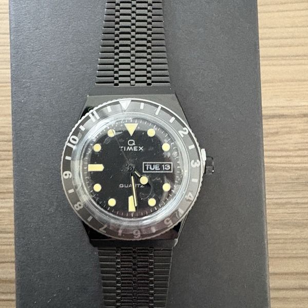 Unworn Stealth Timex Q Reissue Quartz Watch - TW2U61600ZV | WatchCharts ...