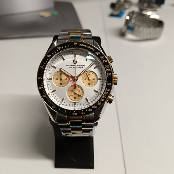 Pagani Design PD-1701 Watch Chronograph, VK63 Two Tone | WatchCharts ...