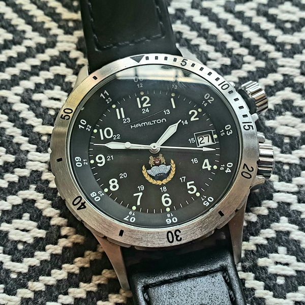 [WTS] Hamilton Khaki Field RSAF 40mm Quartz | WatchCharts Marketplace