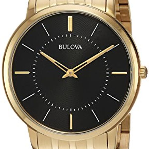 Bulova Bulova Men's Quartz Stainless Steel Casual Watch, Color: Gold ...