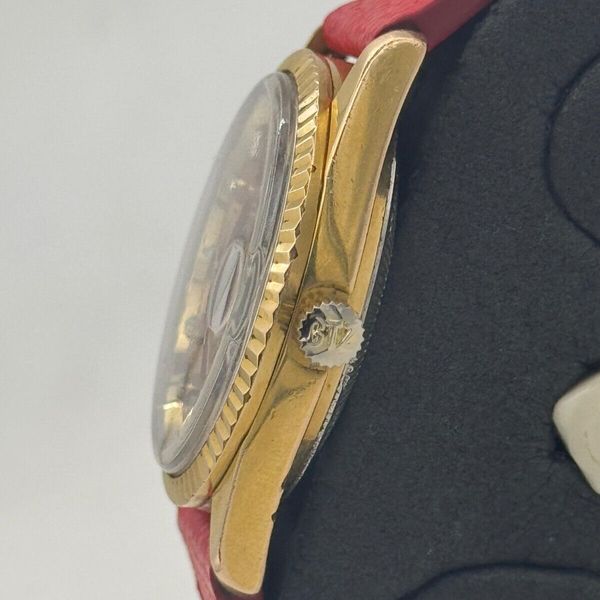 Rare Titoni Cosmo King 25 Jewels Automatic President Oxblood Dial Day ...