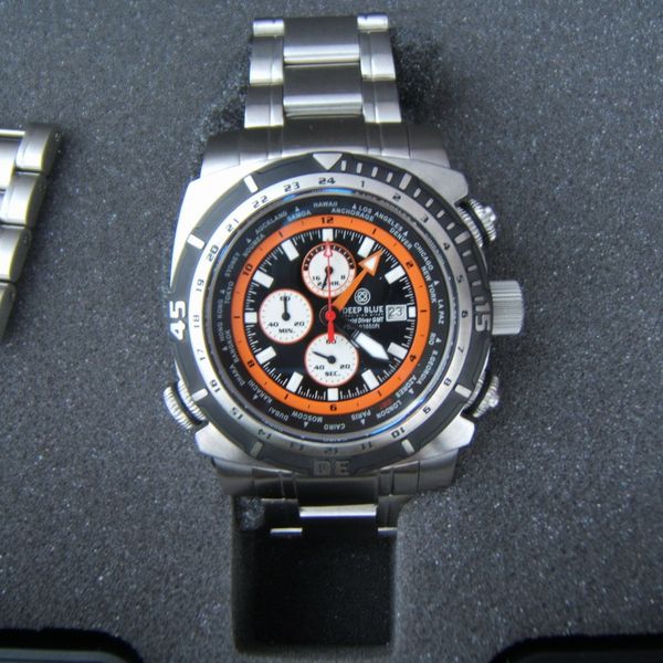 F.S. Deep Blue World Diver GMT. REDUCED | WatchCharts