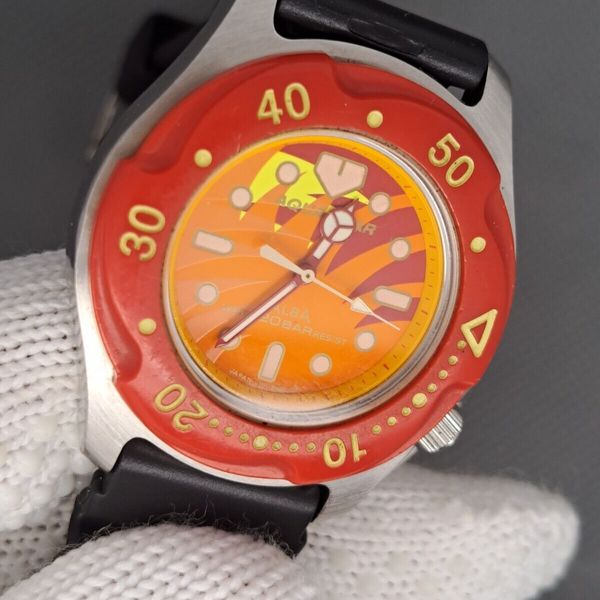 SEIKO VINTAGE NON DIGITAL WATCH DIVER AQUA GEAR 200M V701-1S40 NEW ...