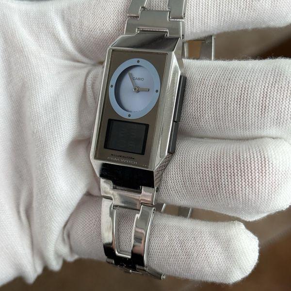 Rare Vintage Casio FS-100 Menâ s Ana-Digi Film Watch JDM 1990s Module ...