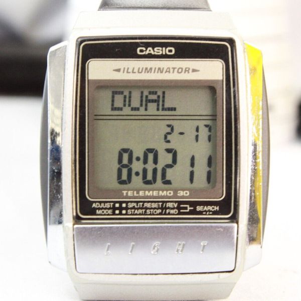 Vintage Casio Illuminator A210 (1637) Telememo Digital Watch ...