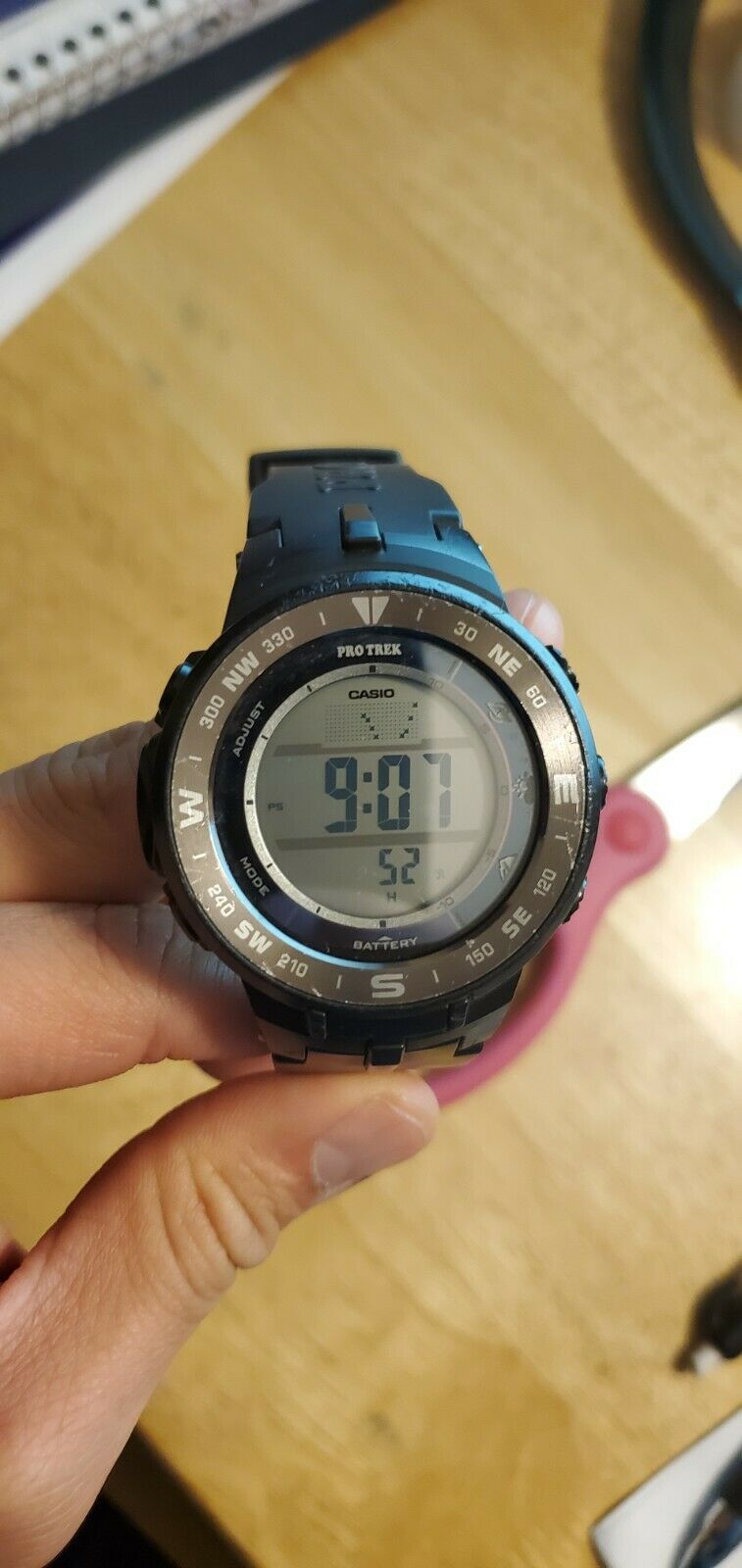 Casio Pro Trek Black Resin Men's Wristwatch (PRG-330-1) | WatchCharts