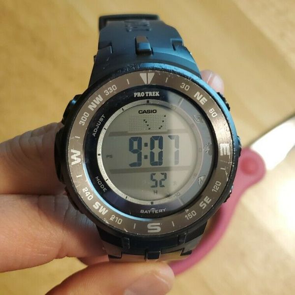 Casio Pro Trek Black Resin Men's Wristwatch (PRG-330-1) | WatchCharts